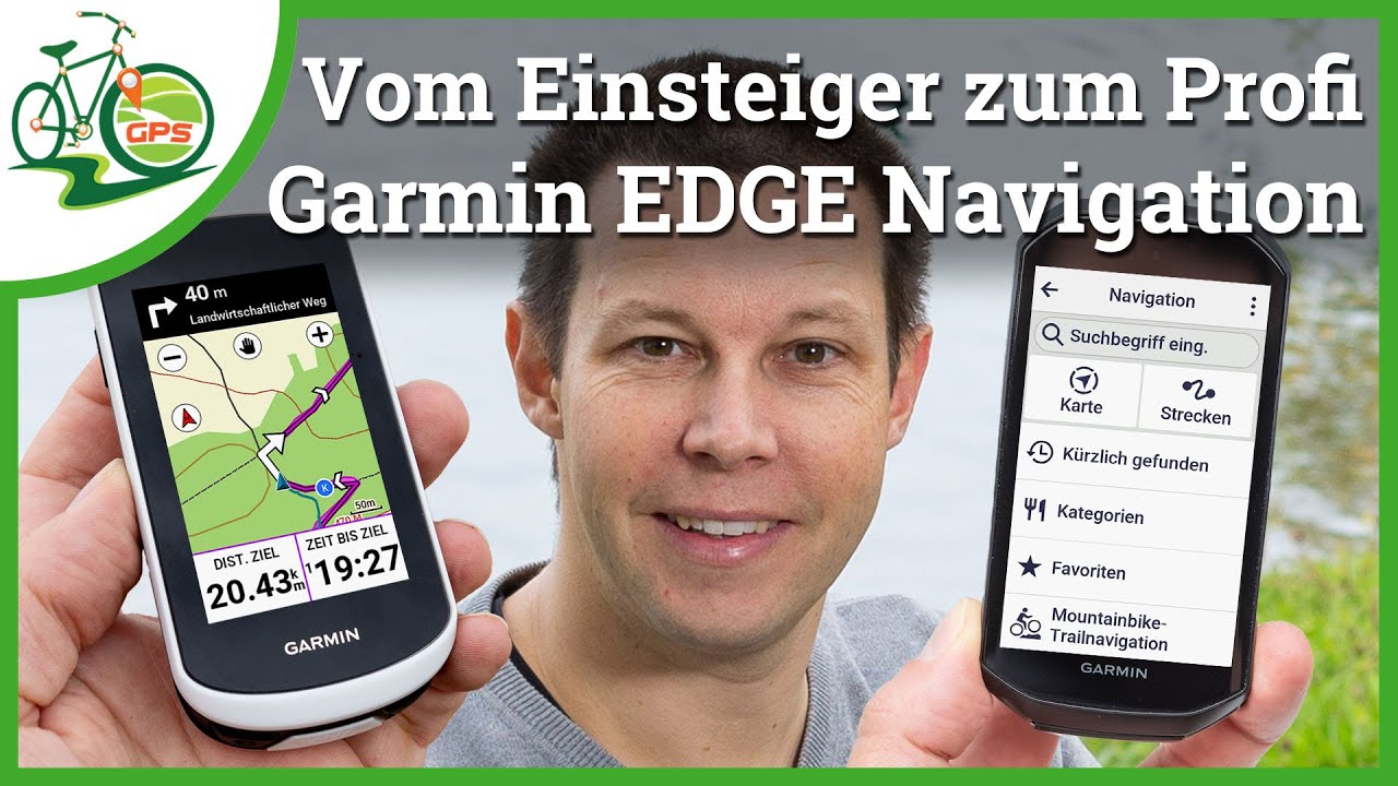 Garmin EDGE Navigation 🏁 Vom Einsteiger zum Profi 🏅 Basis Tutorial 1 📝 EDGE 1050, 1040, Explore ...
