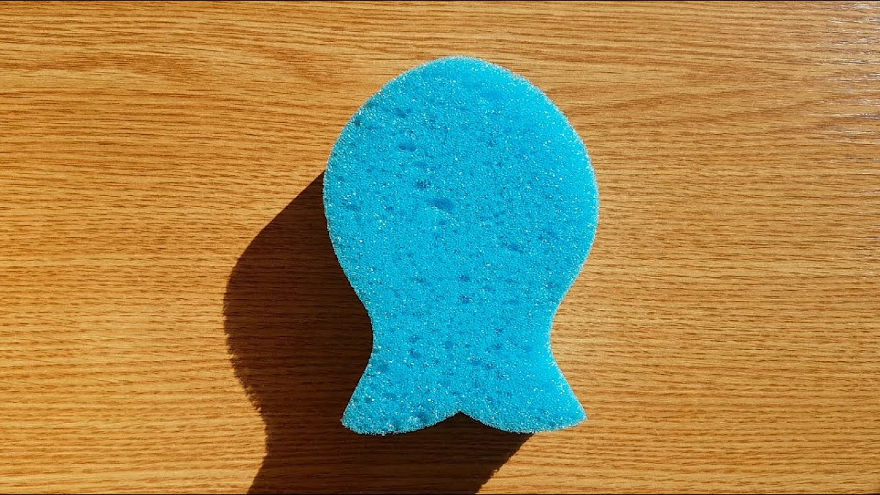 Jelly jelly sponge ripping & dry scratching ASMR #sponge - YouTube