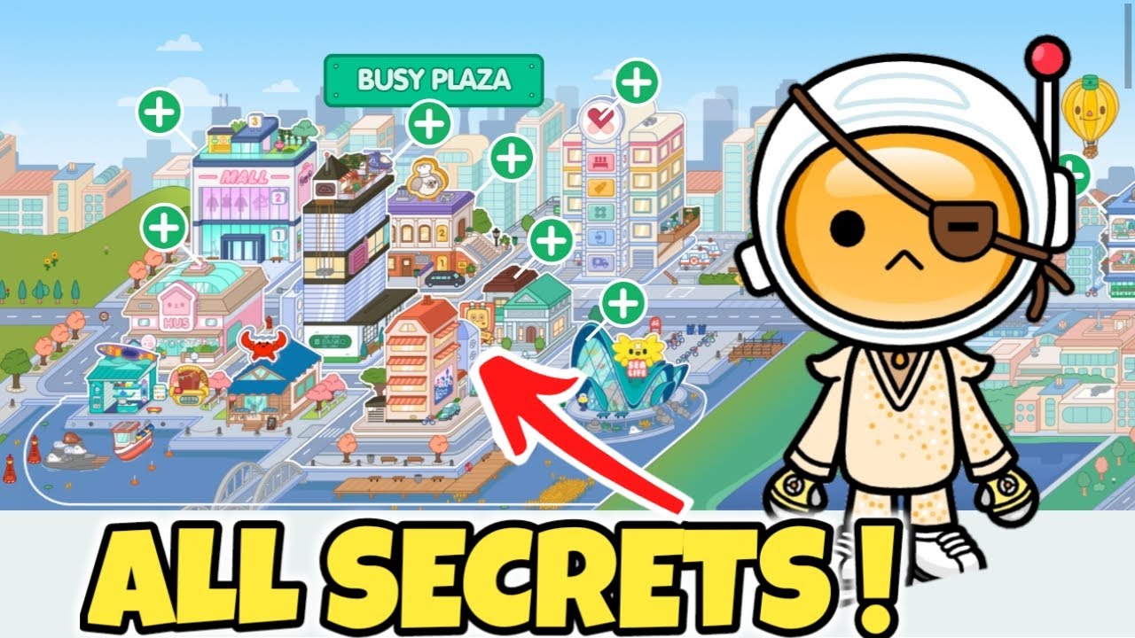 💫All Secrets & Hacks Busy Plaza 💫 Toca Boca Free Hacks - Toca Boca ...