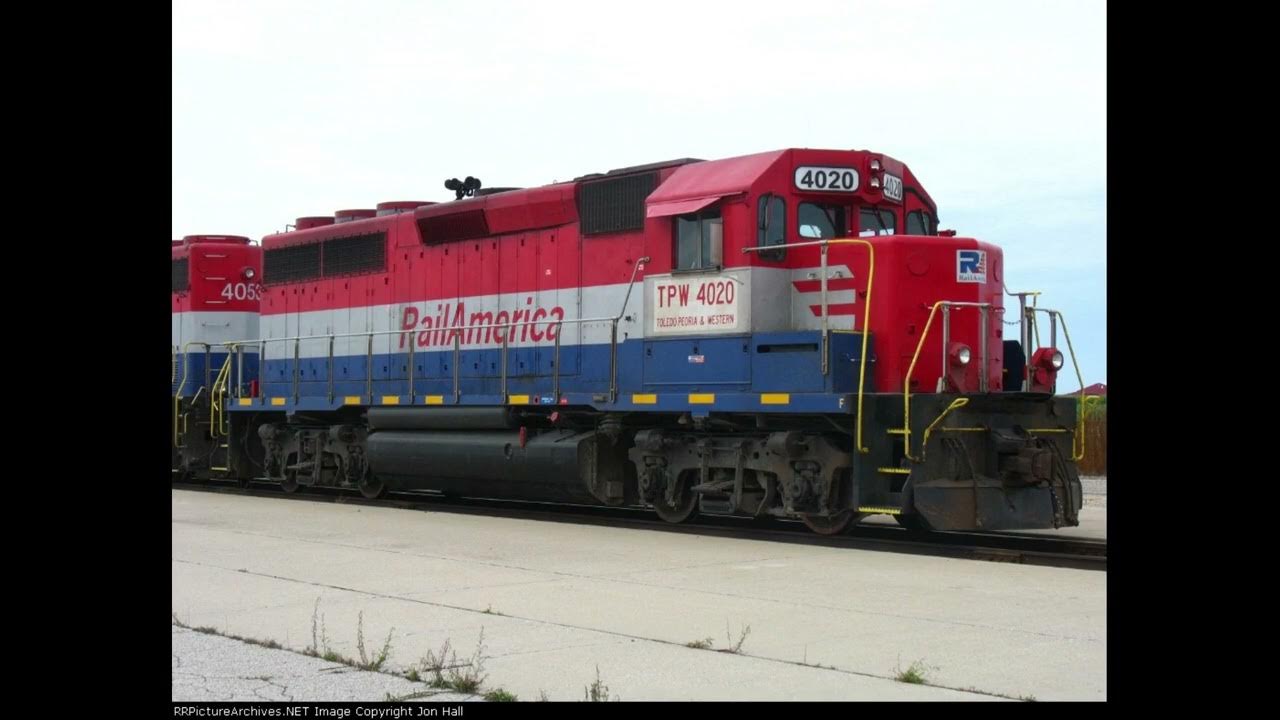 TP&W GP40 #4020 Strange K3 - YouTube