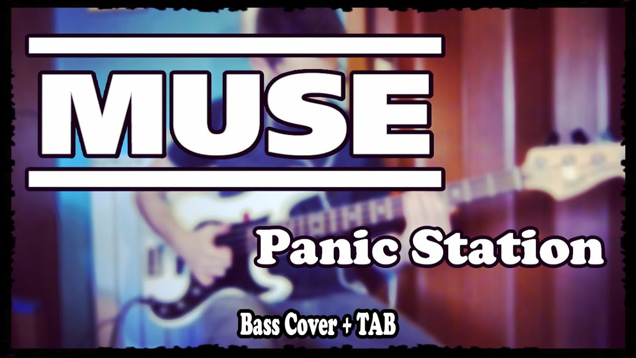 MUSE - Panic Station [Bass Cover + FREE TABS] - YouTube