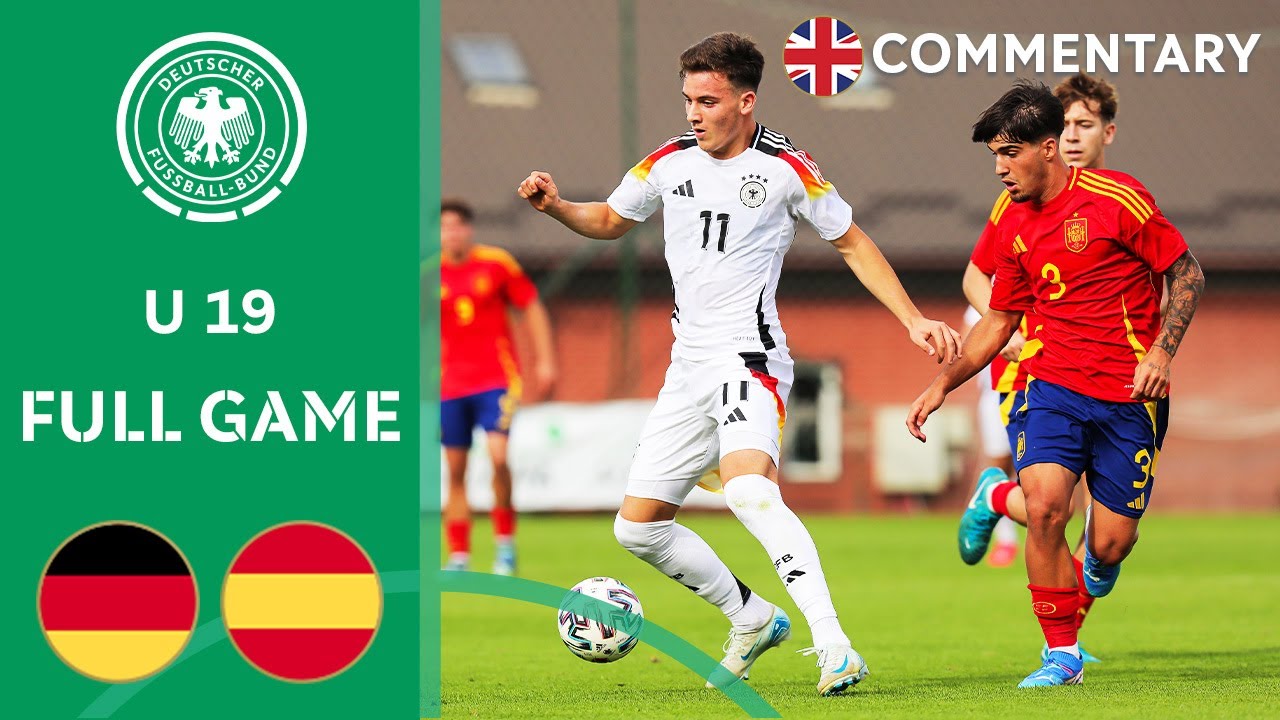 Germany vs. Spain | Full Game | Under-19 - International Match - YouTube