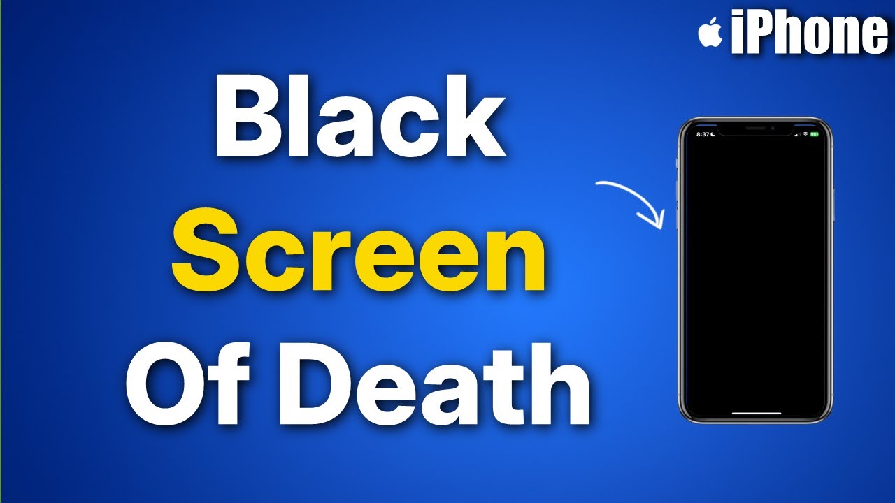 iPhone Black Screen of Death : How to Fix - YouTube