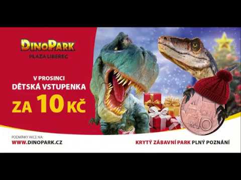 Akce "VSTUPENKA ZA 10,-" DinoPark Liberec - YouTube