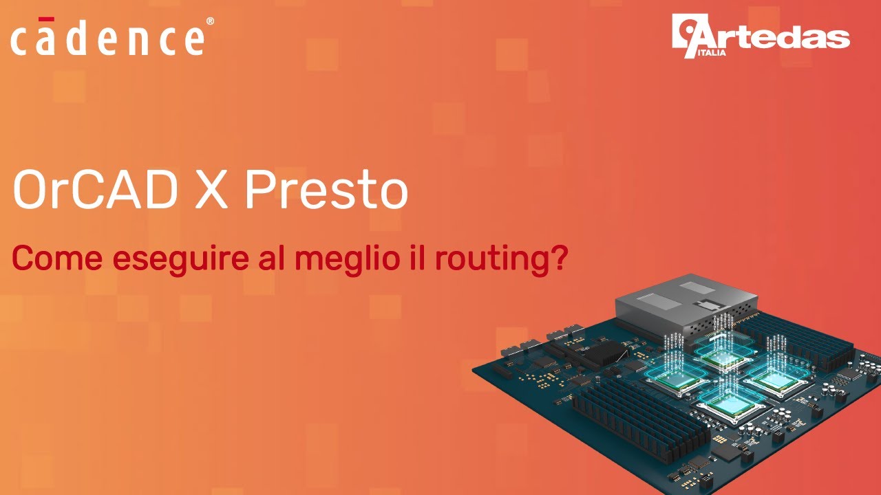 OrCAD X Presto tutorial: come eseguire al meglio il routing? - YouTube