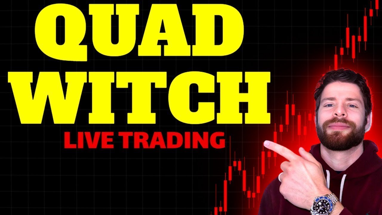 LIVE DAY TRADING QUAD WITCHING DAY! NASDAQ FUTURES - YouTube