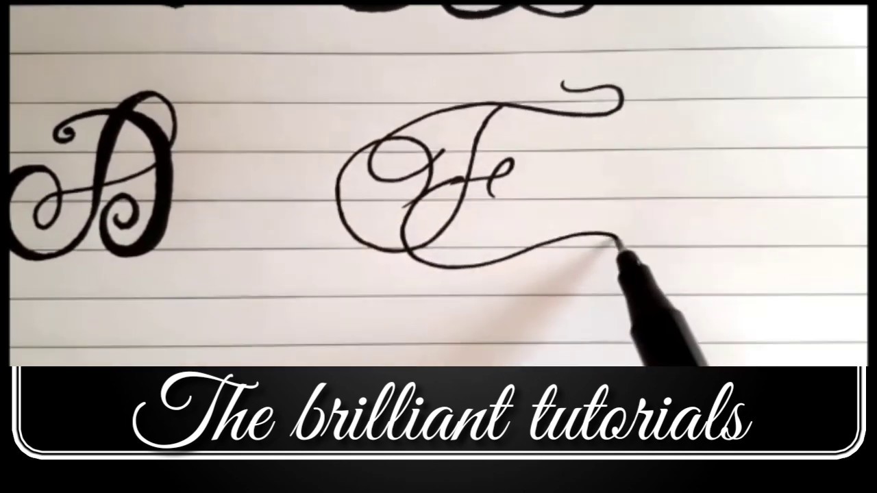 Stylish Cursive writing of E || Capital E fancy writing || Best Cursive ...
