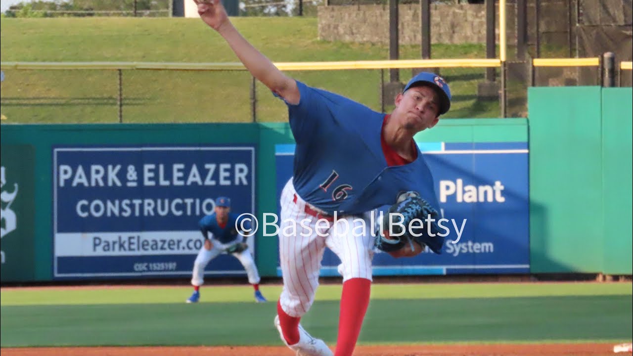 Jean Cabrera Strikes Out the Side in the Fifth Vs Lakeland - YouTube