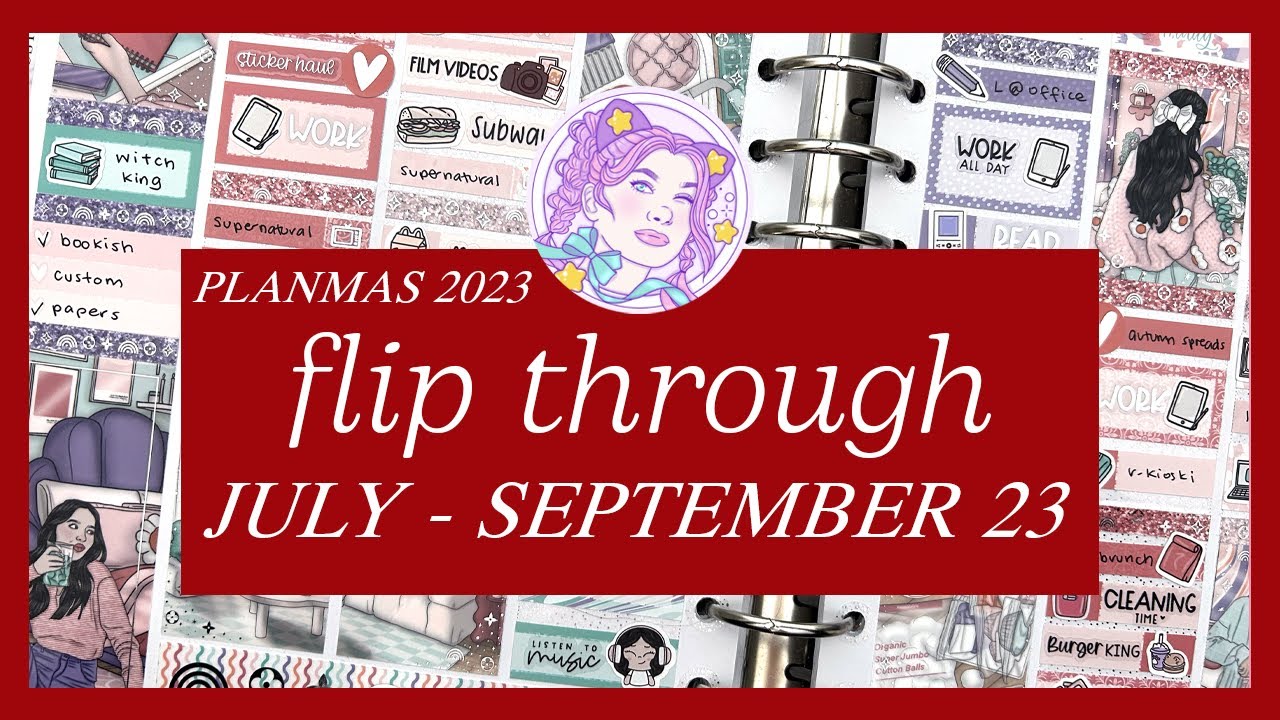 2023 Planner Flip Through ☆ July - September - YouTube