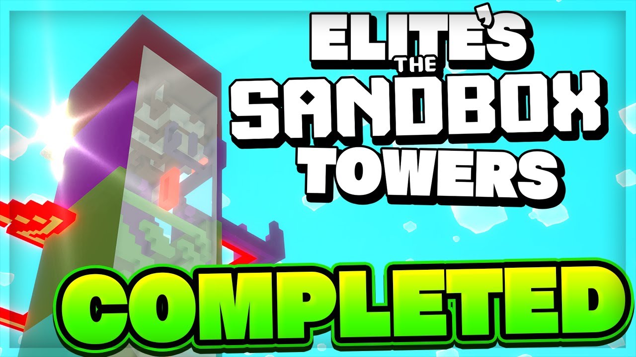 I Finished Building MY *HARDEST* TOWER!! | The Sandbox Game Maker - YouTube