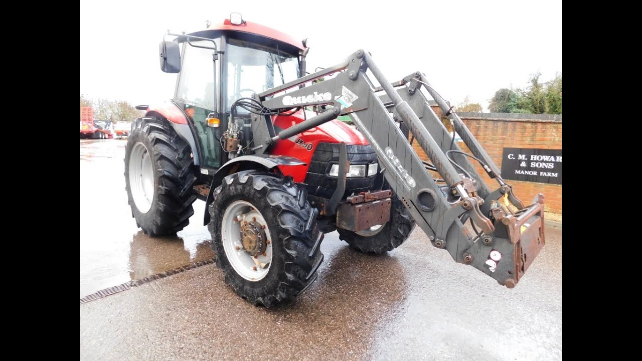 CASE JX 90 & QUICKE LOADER CUSTOMER WALKROUND VIDEO - YouTube
