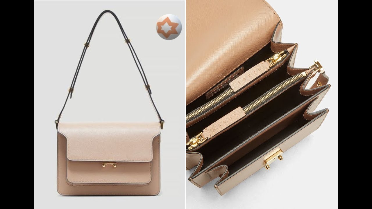 Marni Trunk Brown Bag Review | Brown Trunk 奶茶色~太单调又肿 😥 - YouTube