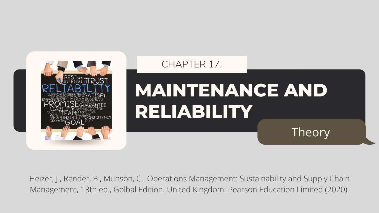 Chapter 17. Maintenance and Reliability - YouTube