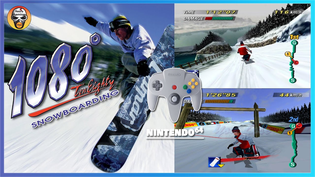 1080° Snowboarding - Nintendo 64 gameplay on Mister FPGA - YouTube