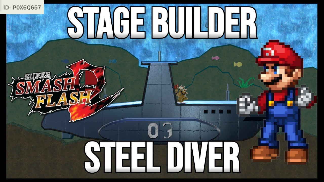 Super Smash Bros. Ultimate - Stage Builder - "Steel Diver" - YouTube