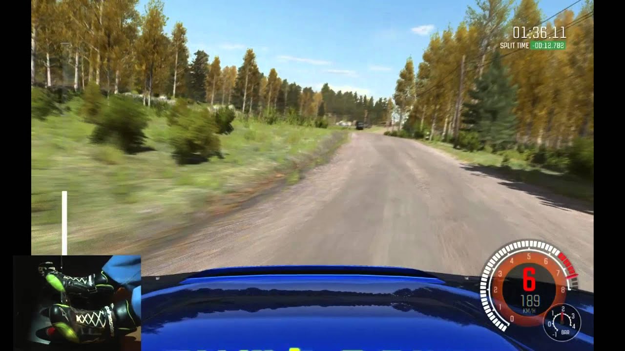 DiRT Rally from different angles with real Co-Driver and self made ...