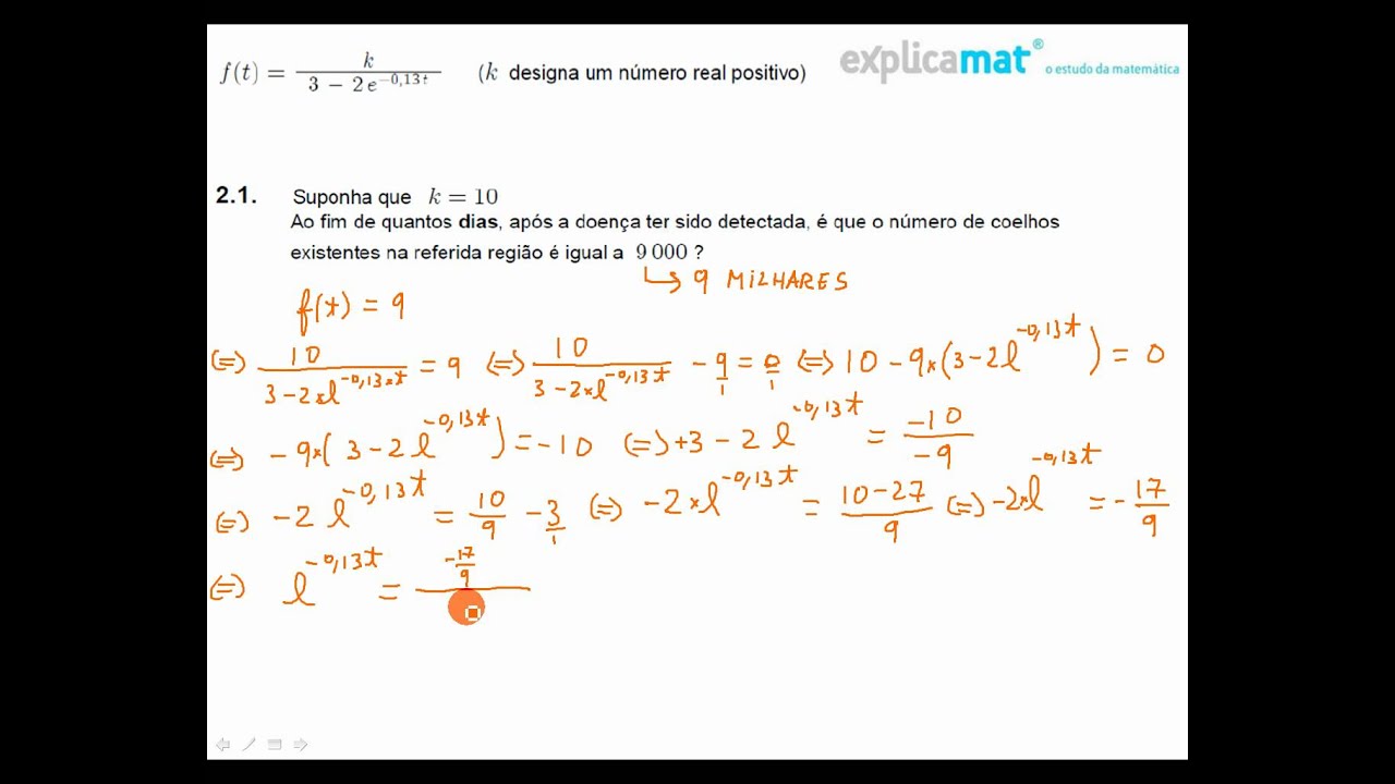 Equações com Exponenciais e Logaritmos - Matemática 12.º Ano - YouTube
