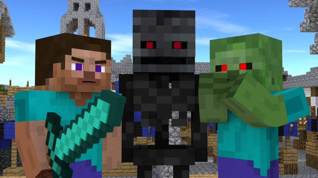 How Steve and a Zombie became friends - YouTube
