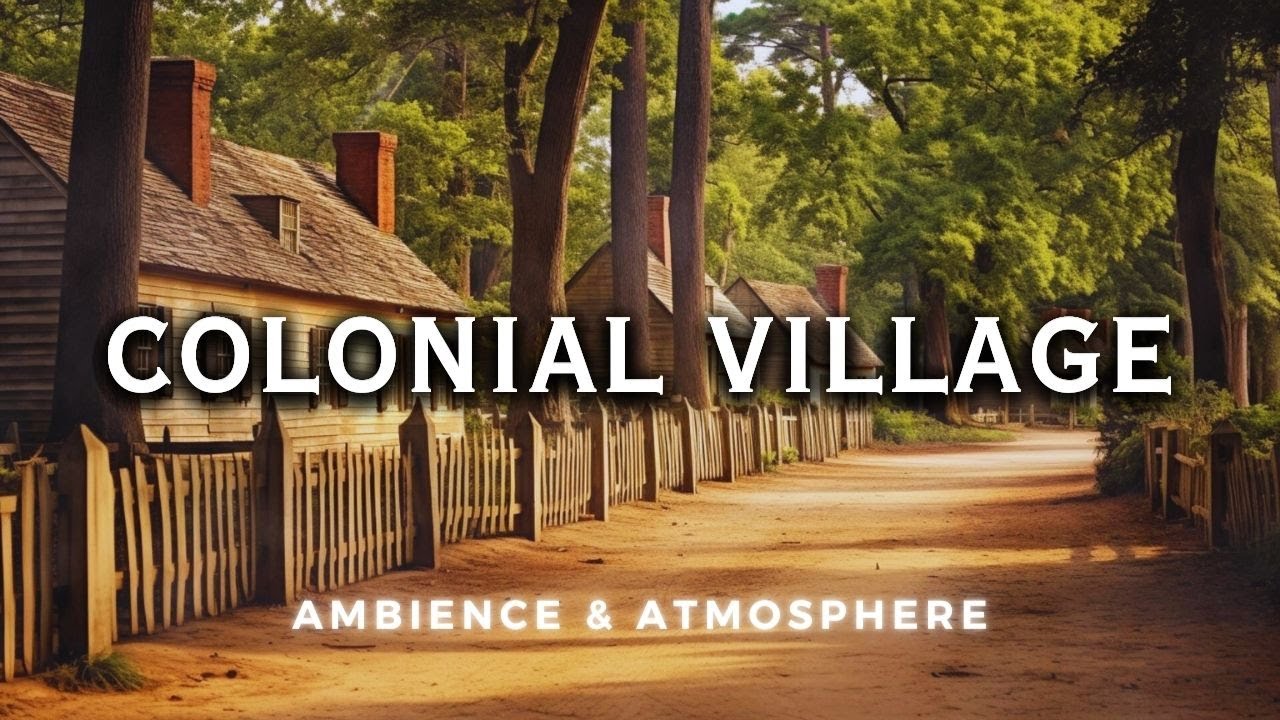 Coastal Colonial Village Atmosphere | Read, Sleep, Study & Relax - YouTube