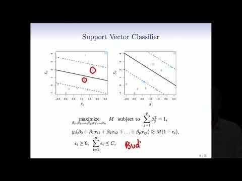 Statistical Learning: 9.2.Support Vector Classifier - YouTube