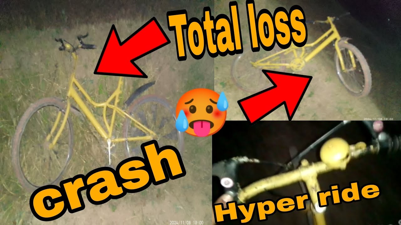 crash ho gya total loss cycle sab khatam ho gya #total loss #cycle 🥵🔥💯 ...