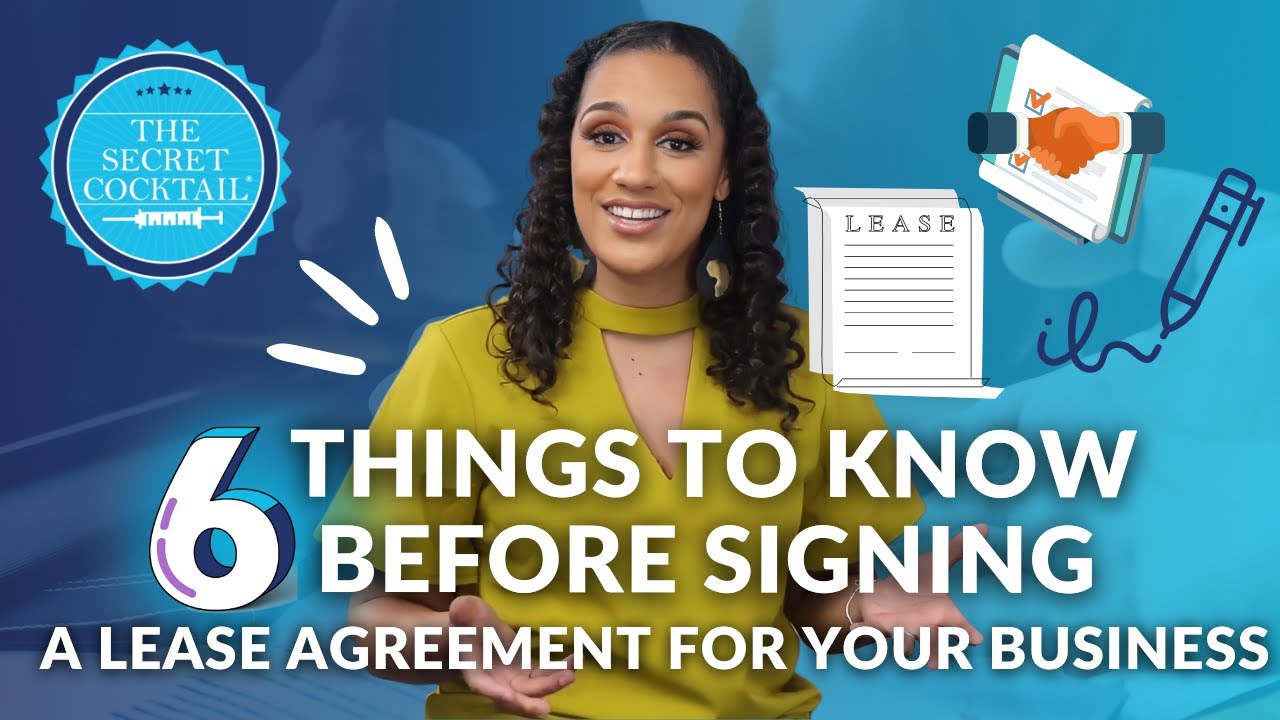 6 Things to know before signing a lease agreement for your business ...
