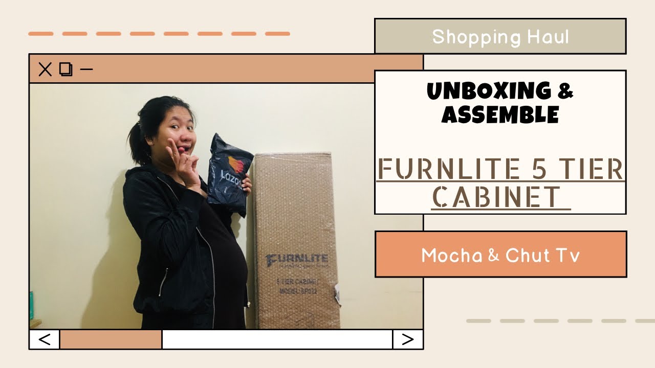 Furnlite 5 Tier Cabinet l Unboxing and Assemble - YouTube