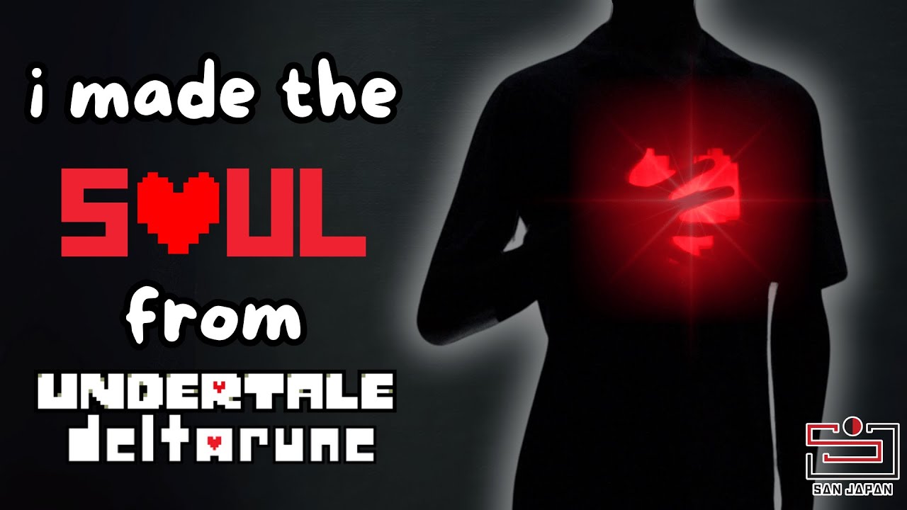 I Made the SOUL from Undertale/Deltarune for San Japan - YouTube