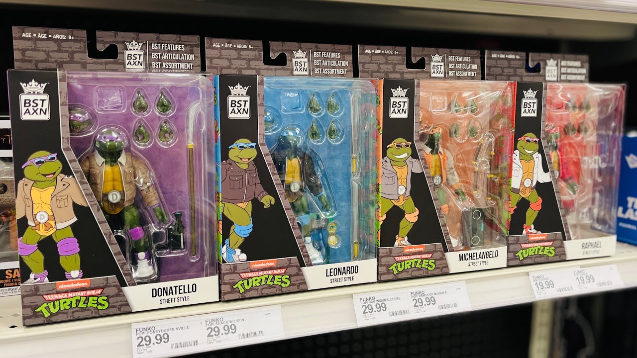 On Shelf TMNT: The Loyal Subjects Teenage Mutant Ninja Turtles Street ...