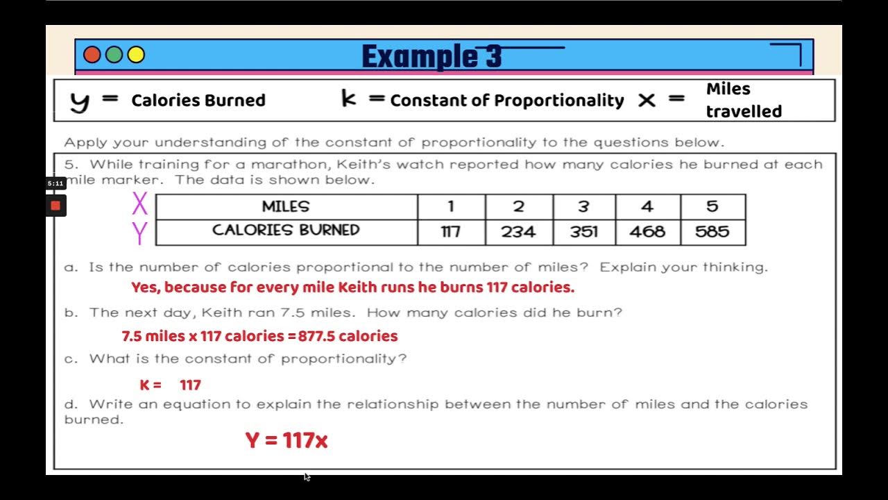 7th Grade Math, Constant of Proportionality - YouTube