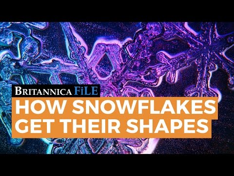 BRITANNICA FILE: How snowflakes get their shape | Encyclopaedia ...