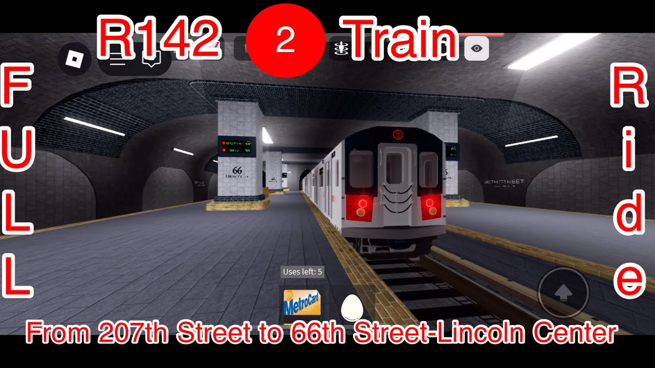 NYCSA: R142 (2) Express Train full ride from 207th Street to 66th ...