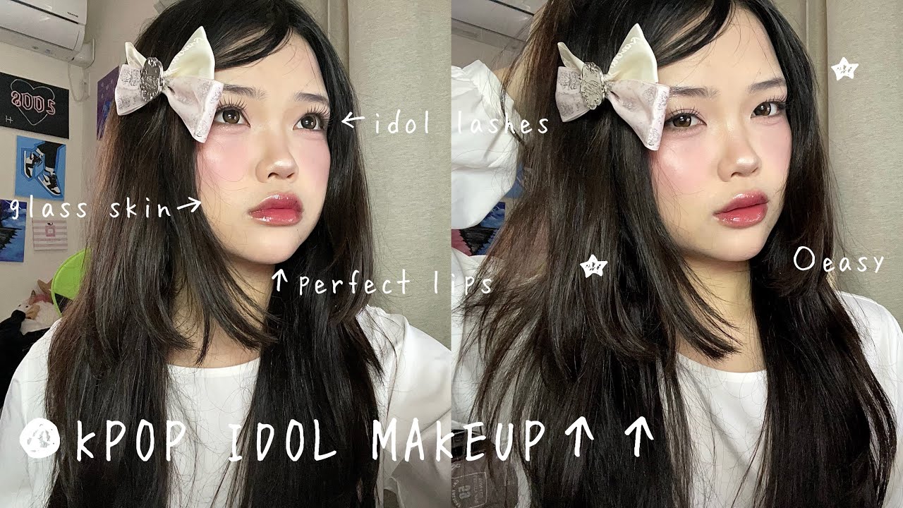 KPOP IDOL MAKEUP🎀🎀 easy korean makeup tutorial using judydoll products ...