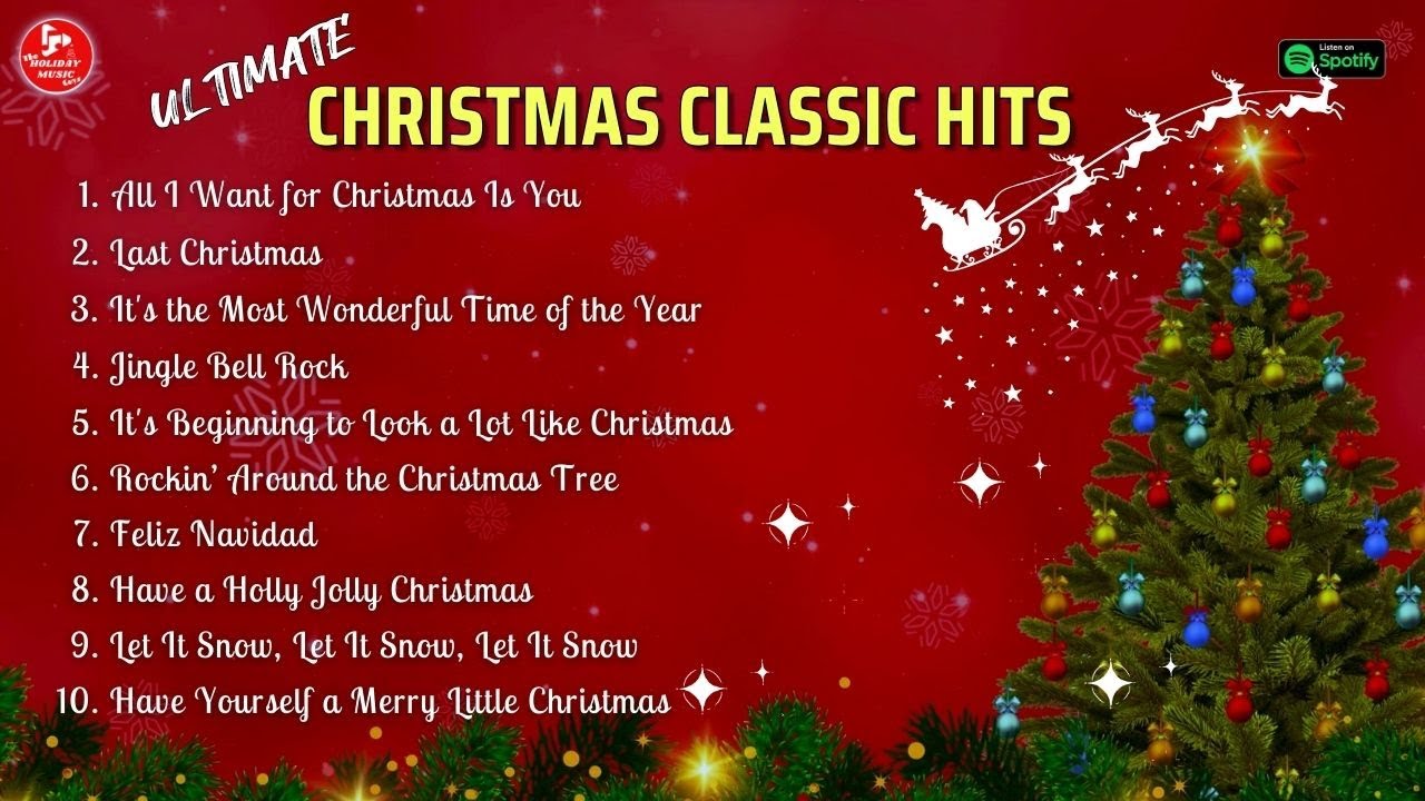 The Ultimate Christmas Classic Hits Playlist 2024 π Top Christmas Songs