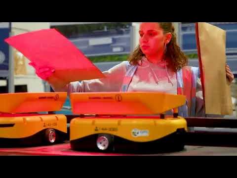 Kuehne+Nagel deploys sorting robots from Libiao - YouTube