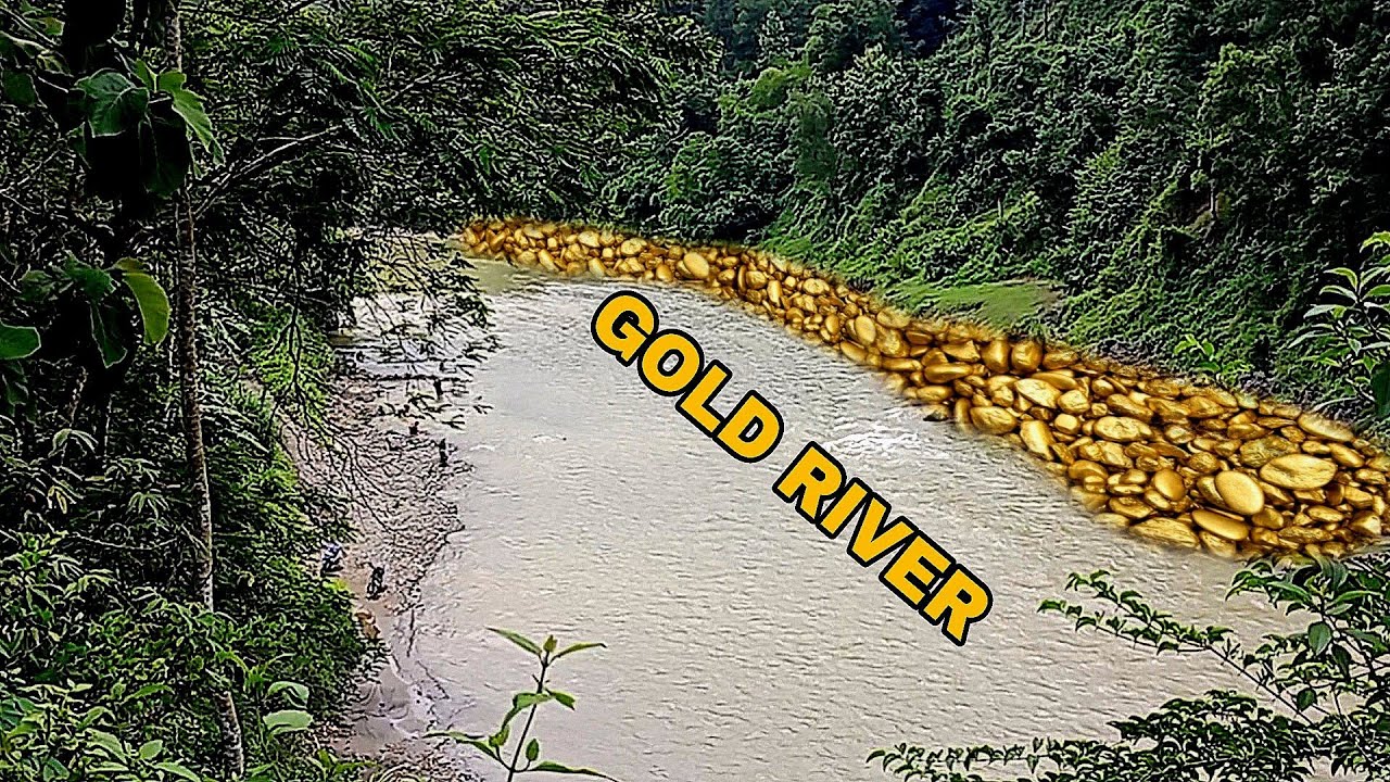 THE GOLD RIVER OF INDONESIA'S INSIDE - YouTube