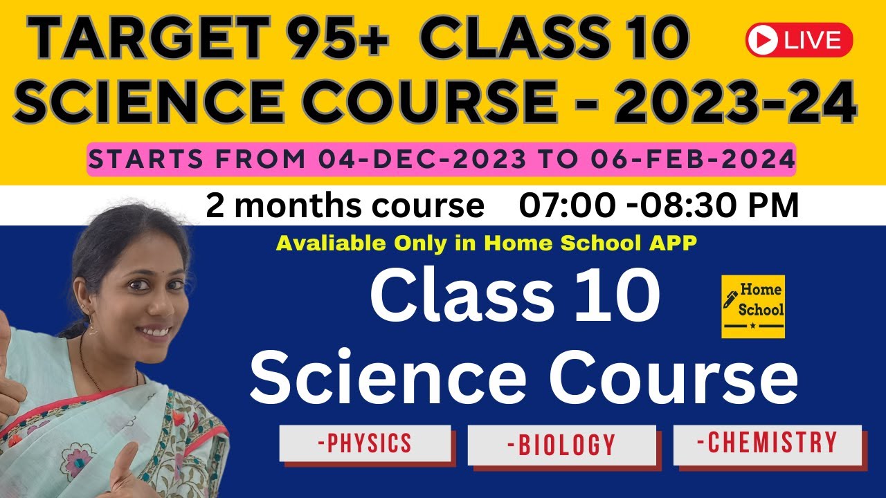 Target 95+ Class 10 course for Board Exam 2023-24 | State board | CBSE ...