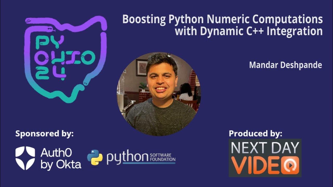 "Boosting Python Numeric Computations with Dynamic C++ Integration ...