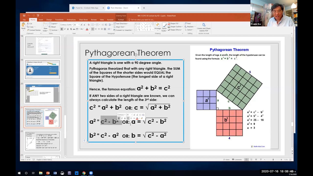 KO-Guy Pythagorean Theorem - YouTube