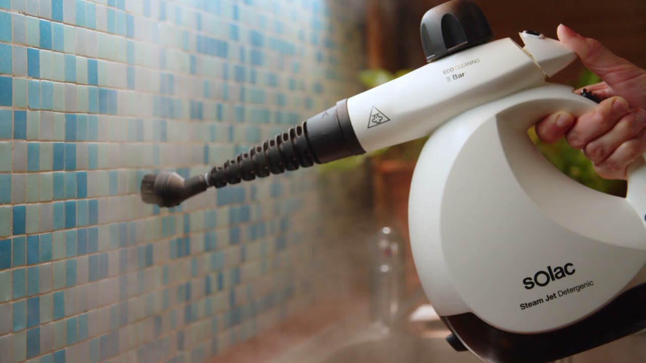 Tura SOLAC - Steam Jet Detergenic Steam Cleaner 1200W - YouTube