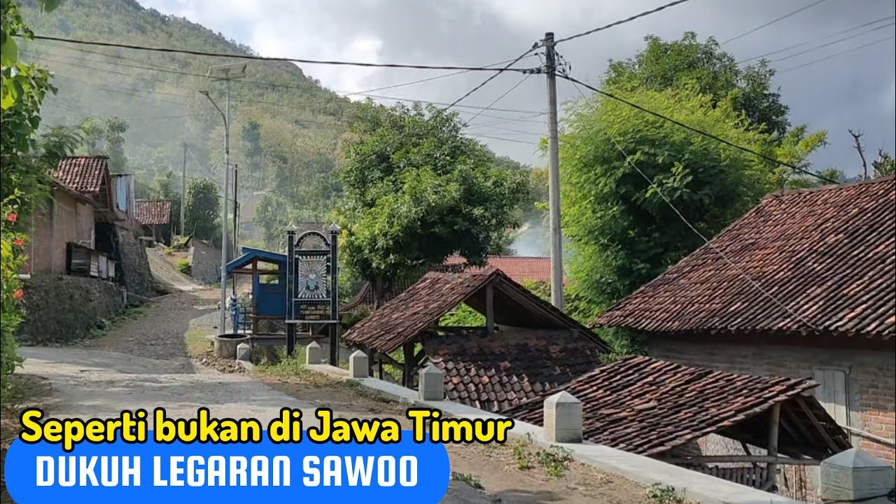 BAGAI LUKISAN NYATA !! Keindahan alam desa di perbukitan Pinggiran ...