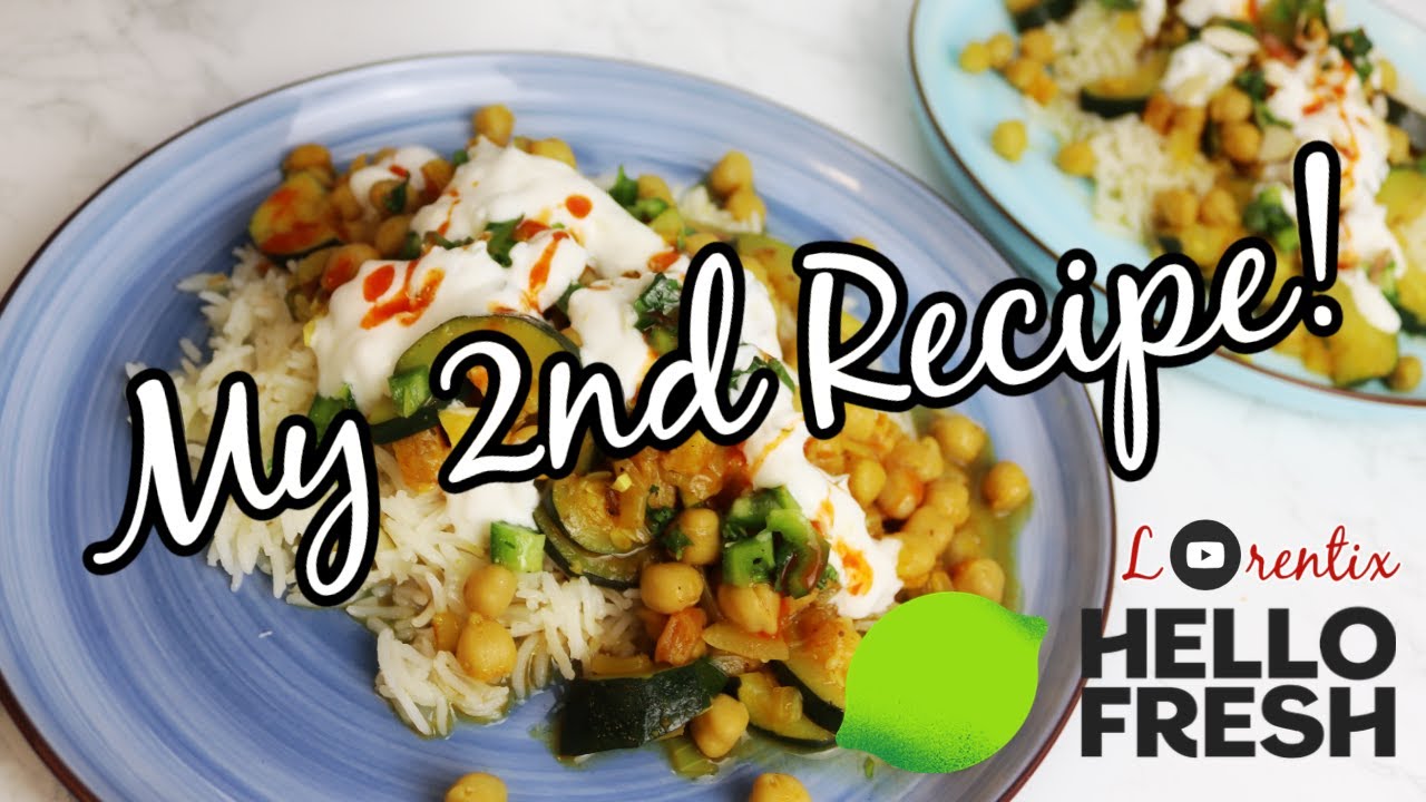 HELLO FRESH MY 2nd RECIPE YES or NOT, Chickpeas, Basmati rice, Sour ...