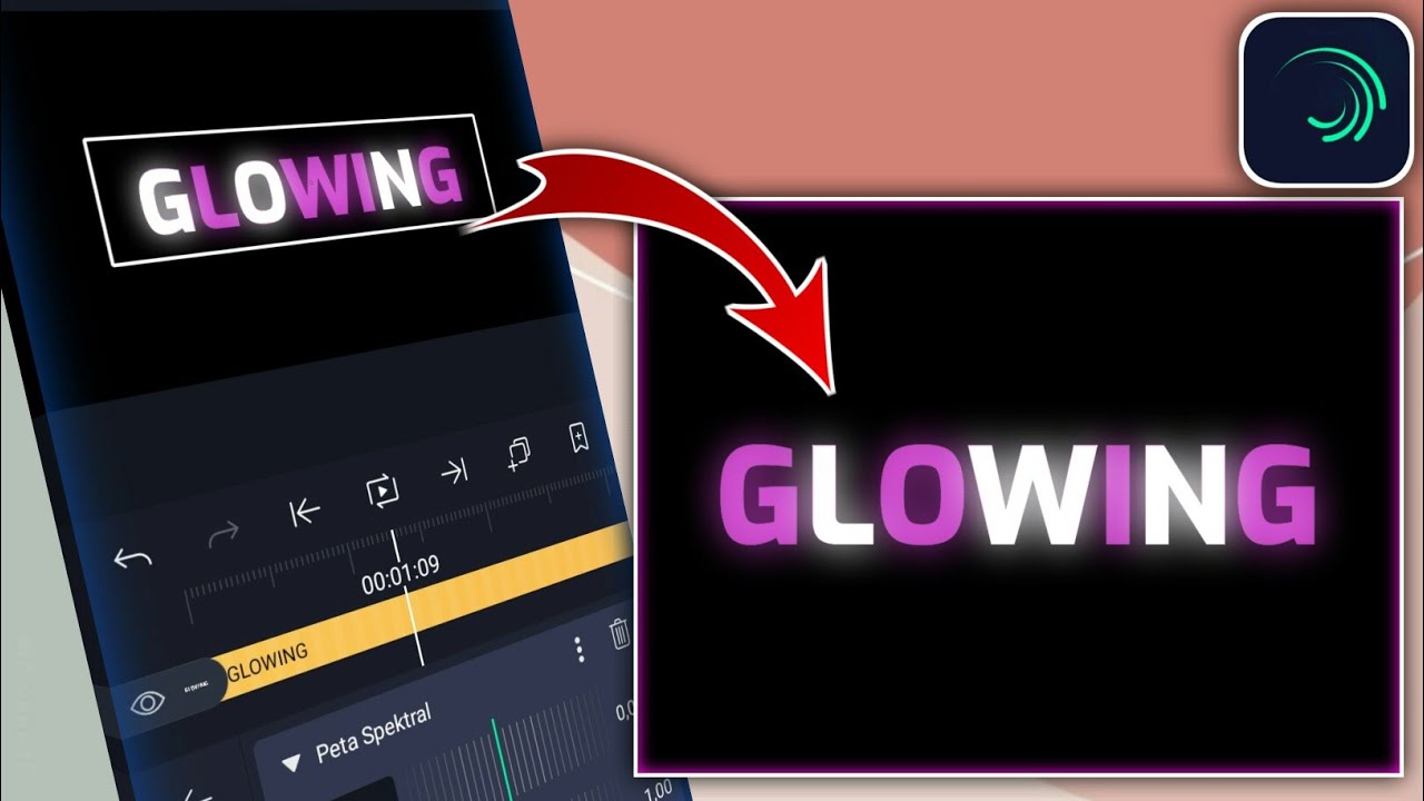 Glow Text | Alight Motion Tutorial - YouTube