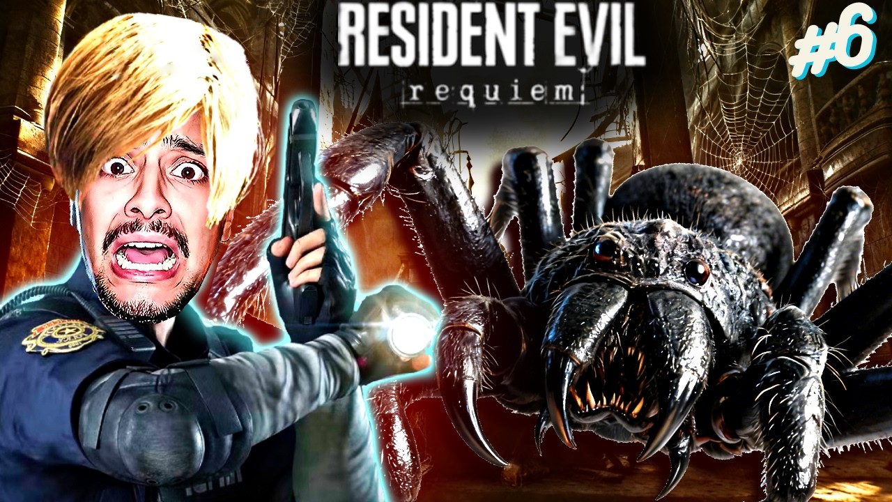 A ARANHA MUTANTE APARECEU - Coringa jogando Resident Evil Requiem | EP ...