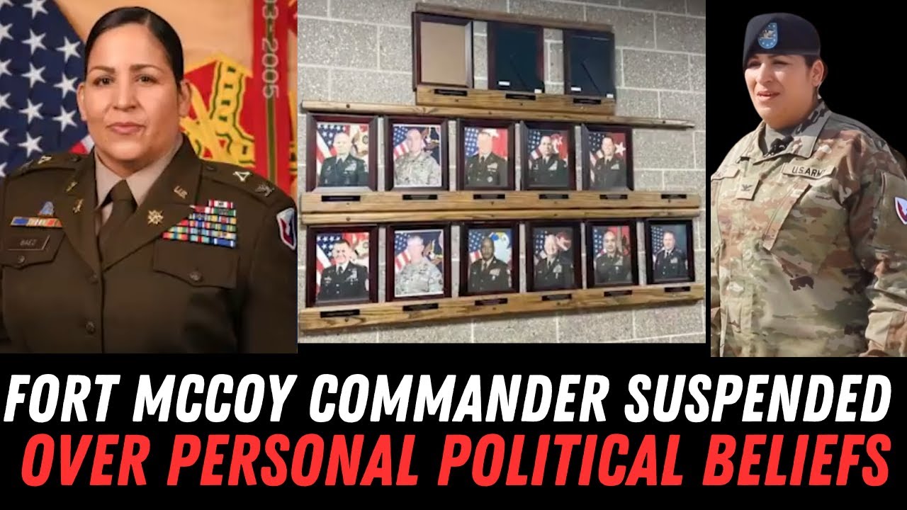 FORT McCOY COMMANDER, COL SHEYLA BAEZ RAMIREZ SUSPENDED FOR REFUSING TO ...