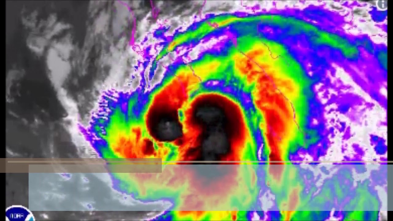 Mexico & US west coast Tropical Storm Lidia HURRICANE Forming - YouTube