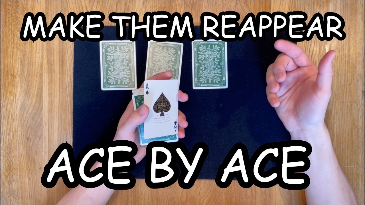 Make the aces appear from nowhere - YouTube