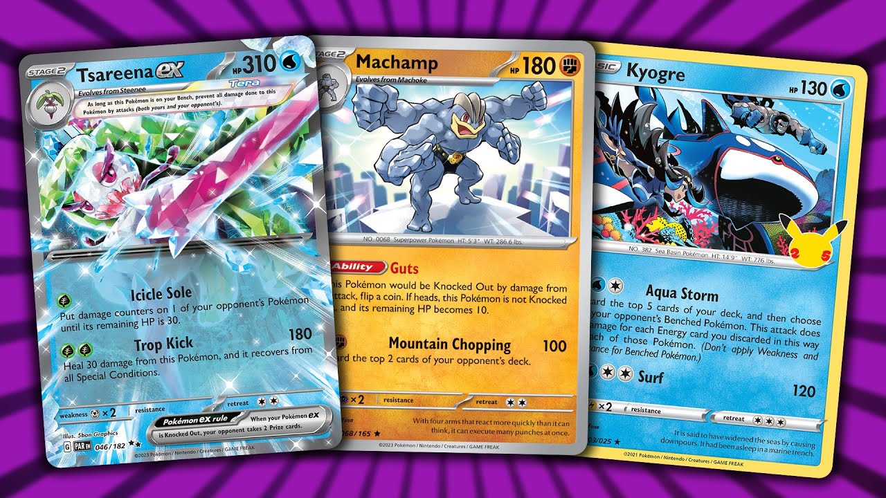 Tsareena EX, Machamp and Kyogre - DooD Stream Highlights - YouTube