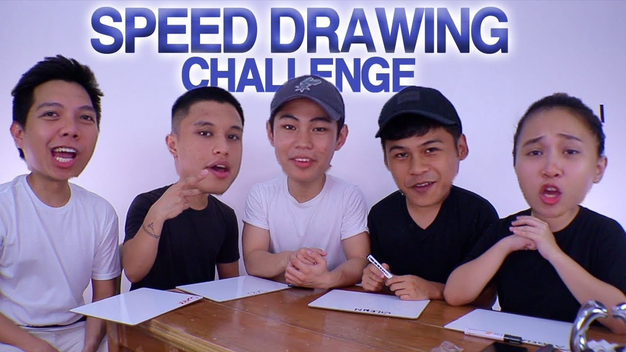 DRAWING DRAWING KUNO (SPEED DRAWING CHALLENGE) - YouTube