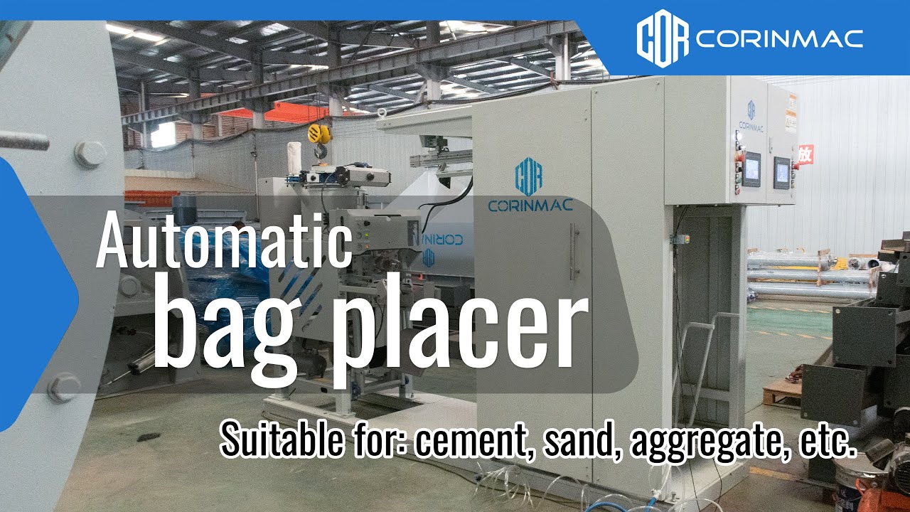 Automatic bag placer for packing machine - YouTube